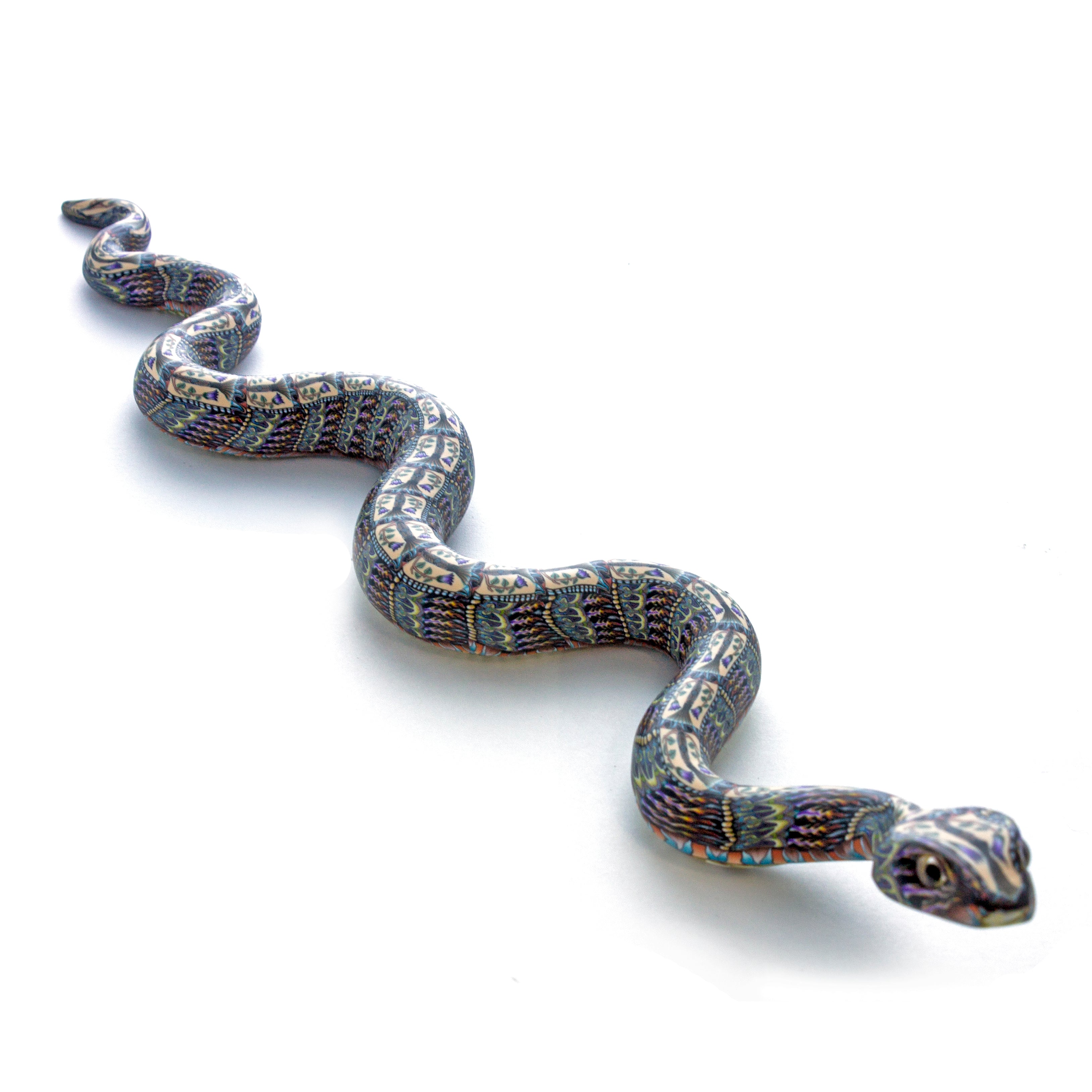 Fioré Snake Sculpture Small – Fire & Ice